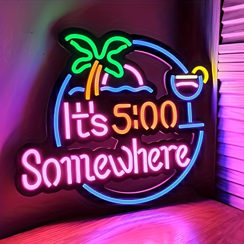 1pc LED Neon Art Wall Lights, Hotel Cafe Wedding Birthday Party Gift ...