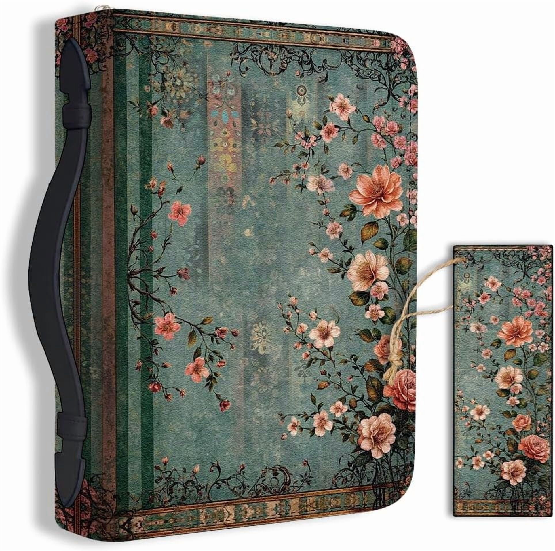 1pc Large Bible Cover 8x11 inch PU Leather Bible Case with Bookmark ...