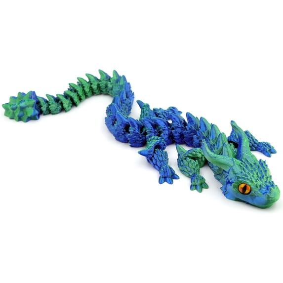1pc Laser Green Size: 24cm 3D Printed Dragon Football Hinge Scaled ...