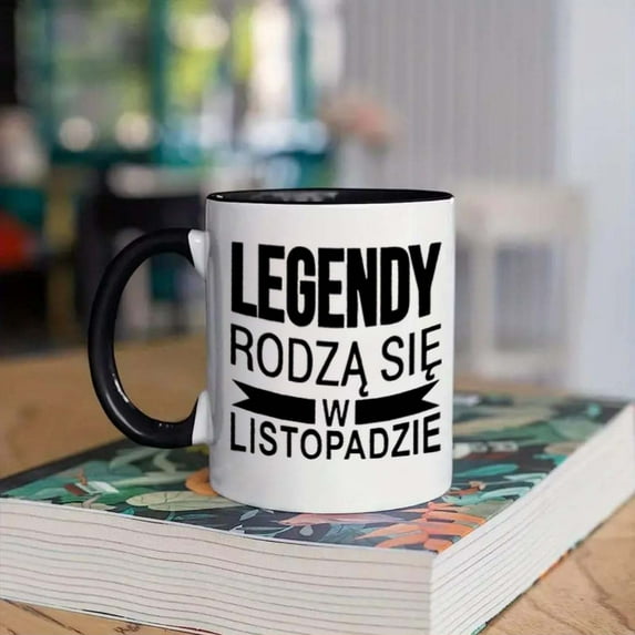 1pc Legend'S Rooster Mug - 11oz Black Ceramic Coffee Cup with "Legend'S ...