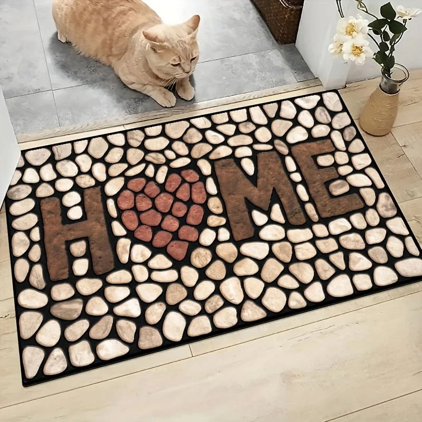 1pc Letter Welcome Door Entrance Mat Non Slip Home r Carpet Floor ...