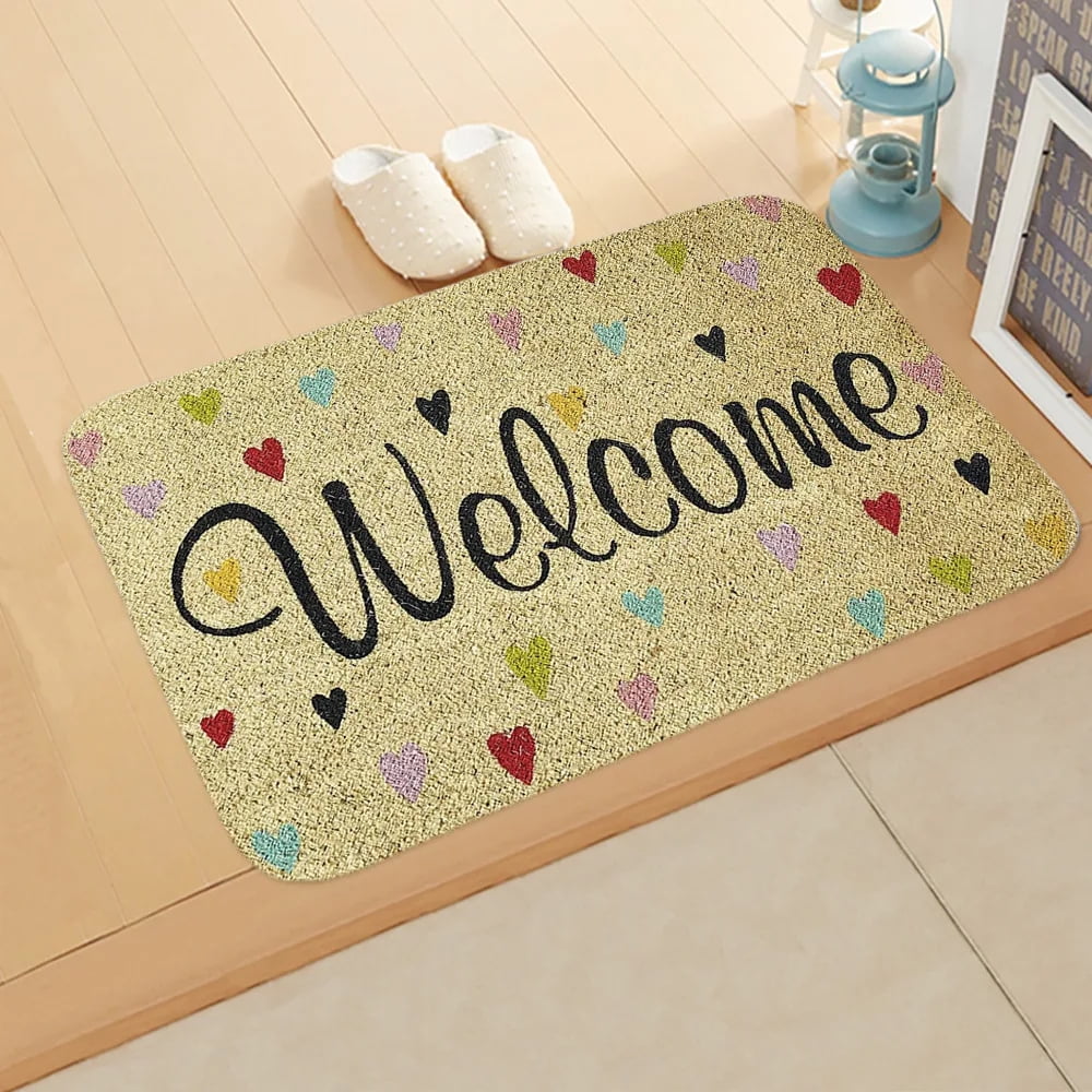 1pc Letter Welcome Door Entrance Mat Non Slip Home r Carpet Floor ...