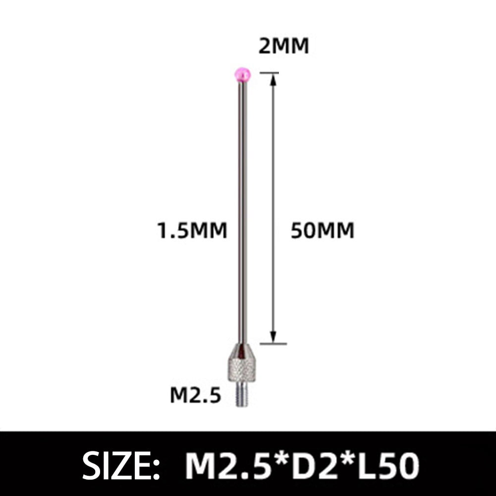 1pc Lever Type Dial Indicator Probe Stainless Steel Micrometer Gauge ...