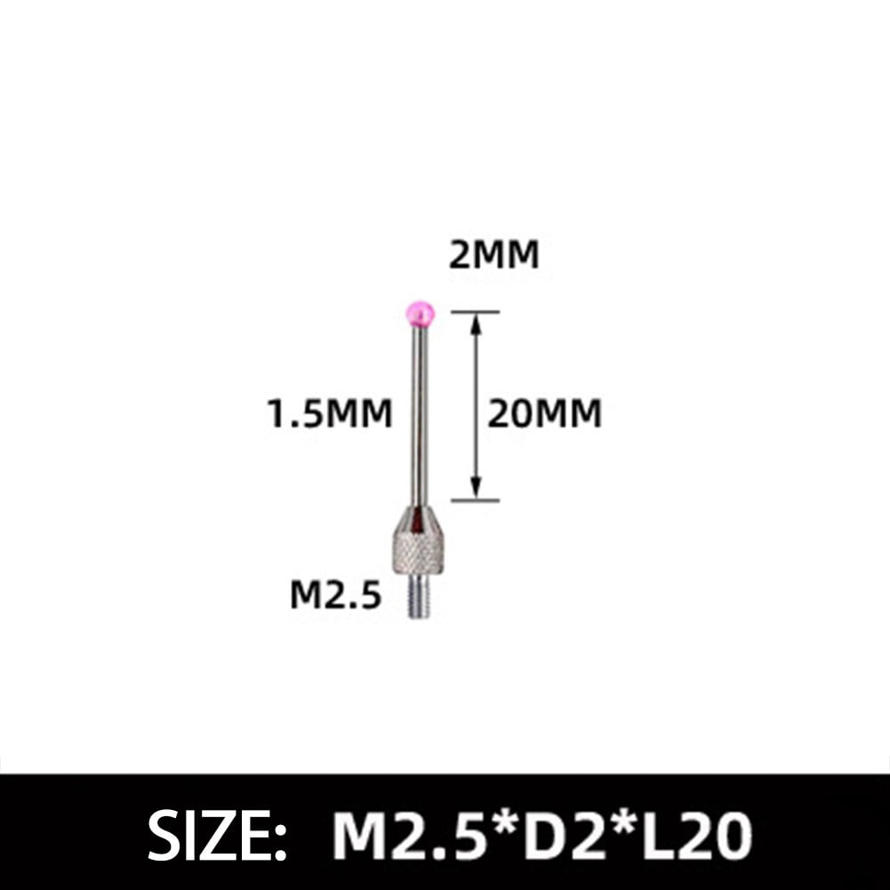 1pc Lever Type Dial Indicator Probe Stainless Steel Micrometer Gauge ...