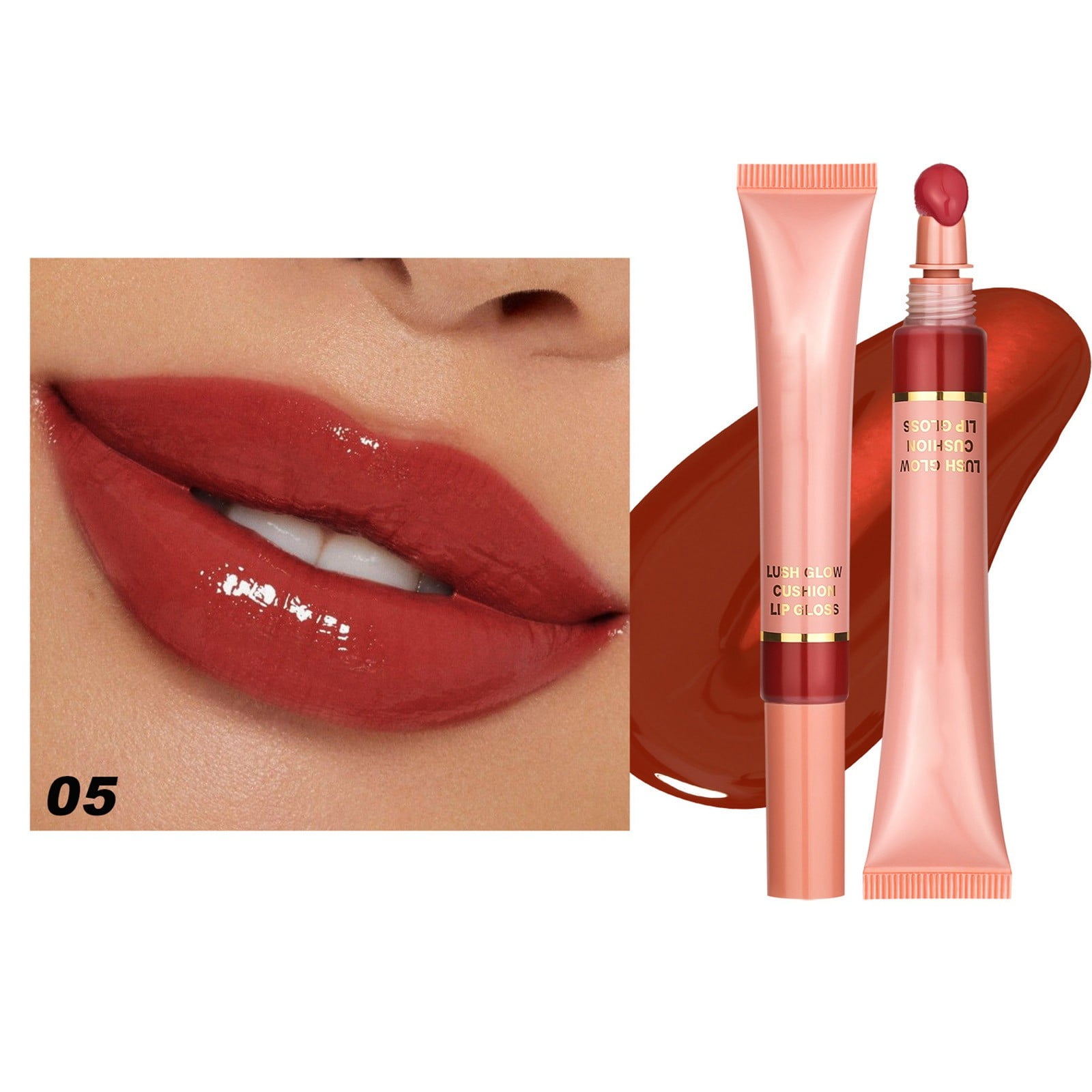 1pc Liquid Gloss Gloss Brush Head Lip Gloss Moisturizing Lip Glaze ...