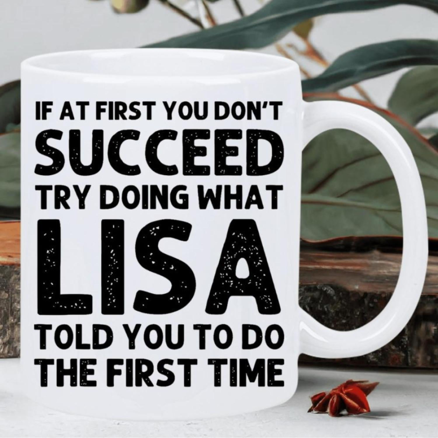 1pc Lisa Quote Ceramic Coffee Mug 11oz Insulated Cup Hot Cold Drinks ...