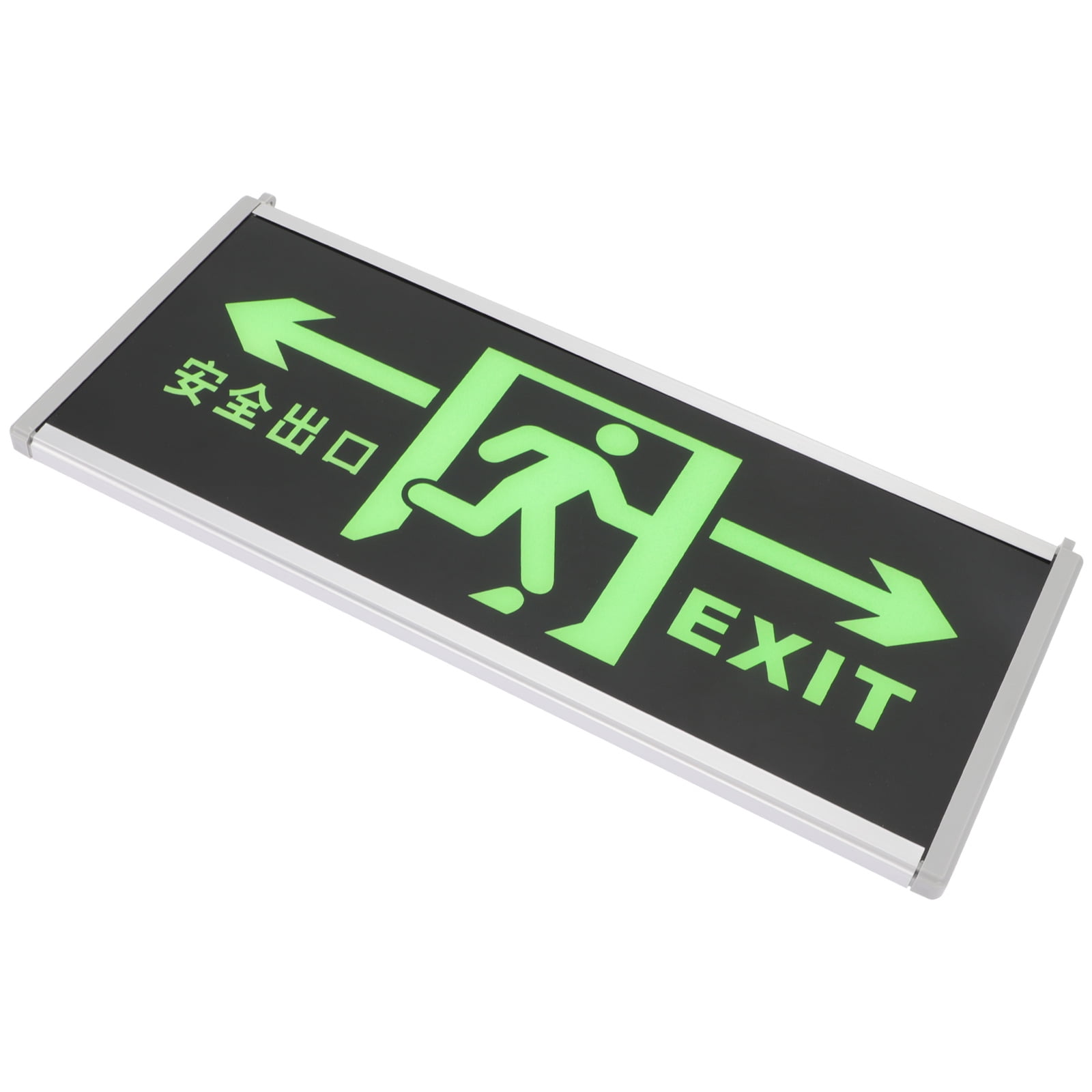 COOPHYA Fire Exit Sign Illuminated 1Set 13.0x5.5in Indoor Safety ...