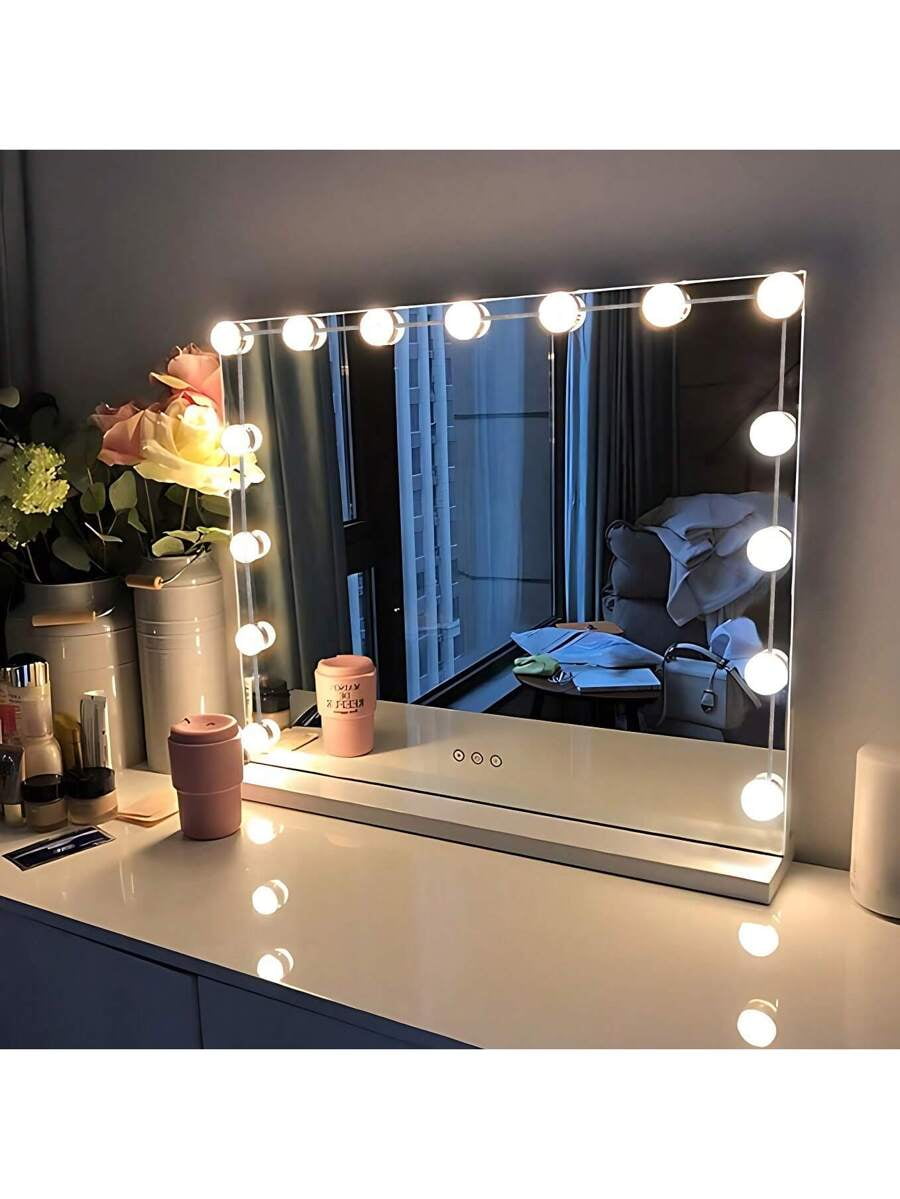 1pc Makeup Mirror Light Vanity Light With 3 Light Color Modes (Mirror ...