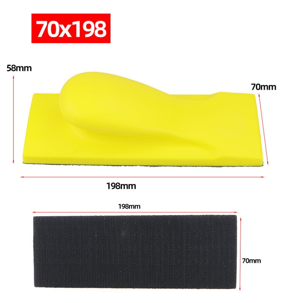 1pc Manual Grinding Board Rectangular Sanding Block Pushing Board Foam ...
