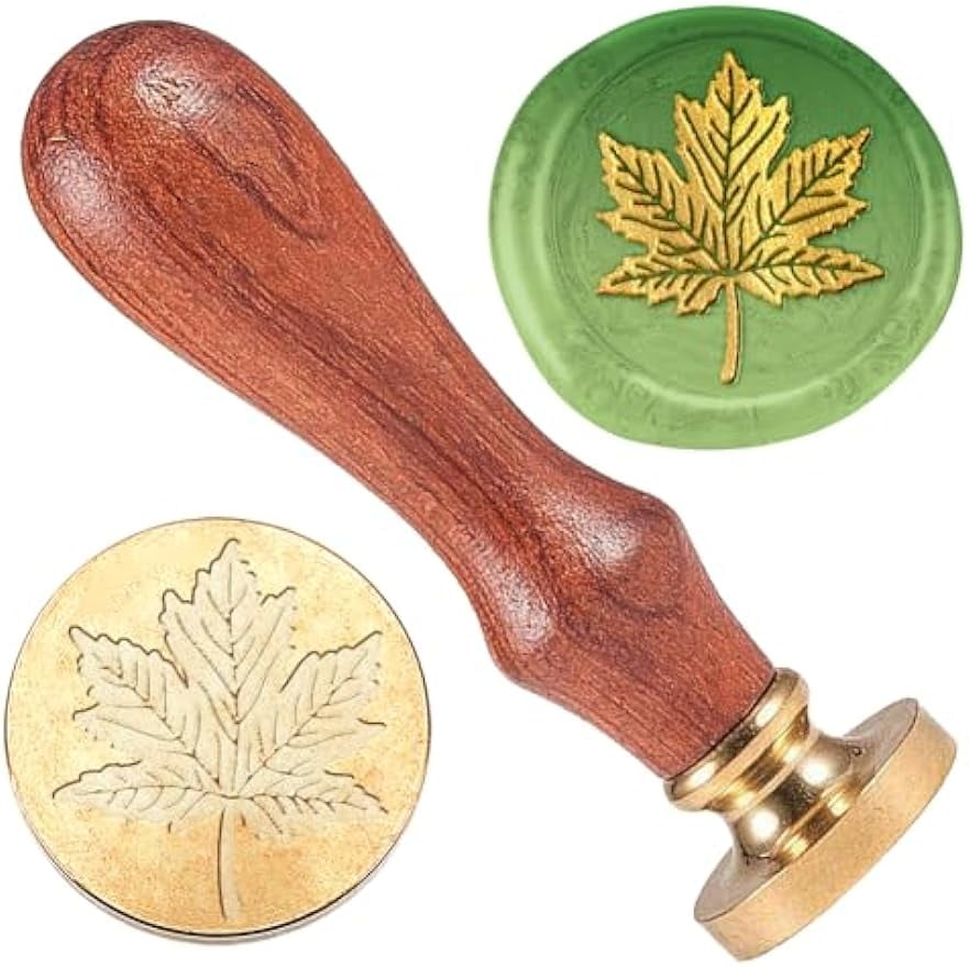1pc Maple Leaf Wax Seal Stamp Wedding Invitations Embossed Stamp ...