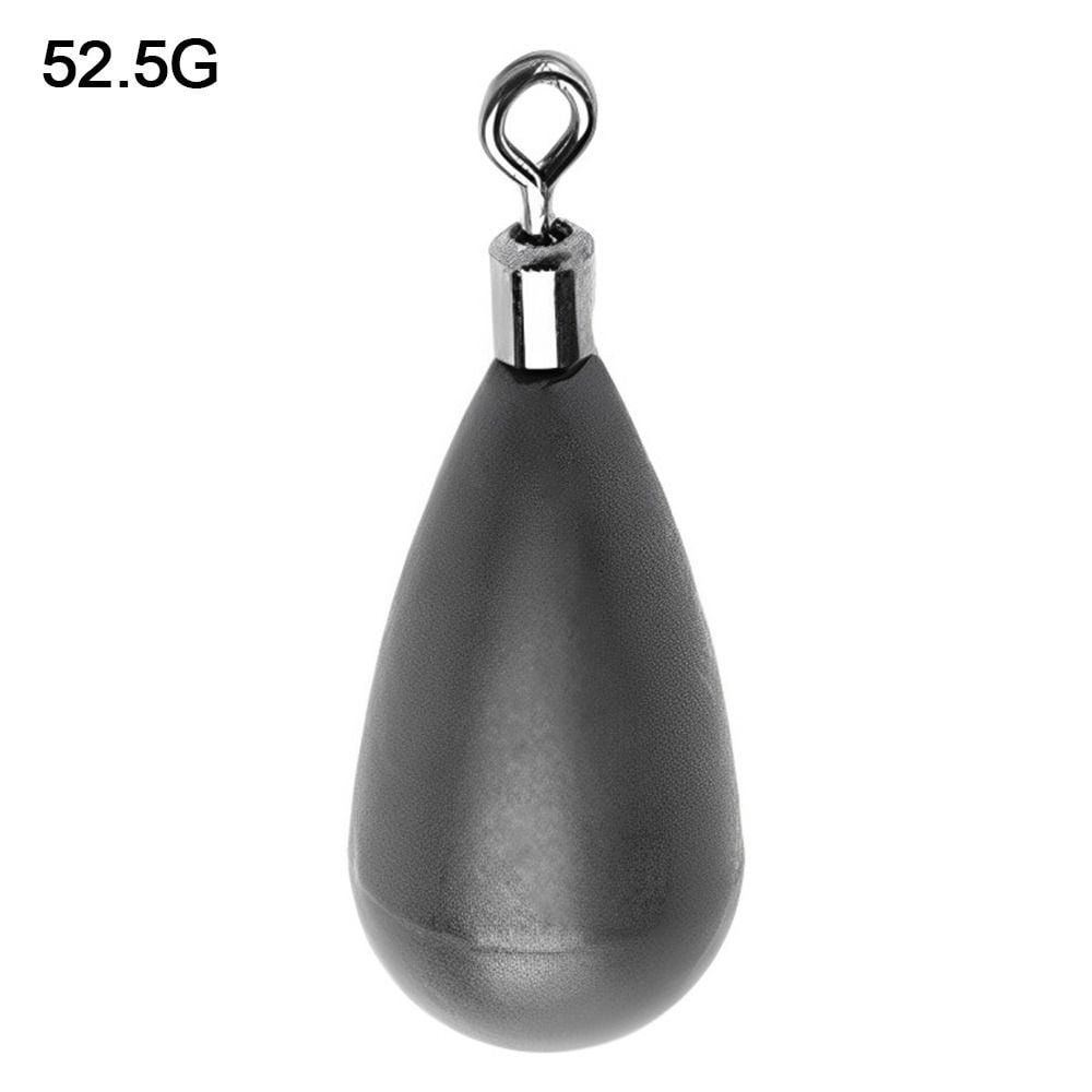 1pc Matte Black Hot Additional Weight Shot Weights 1.3g-60g Quick Release Casting Sinker Fishing ...