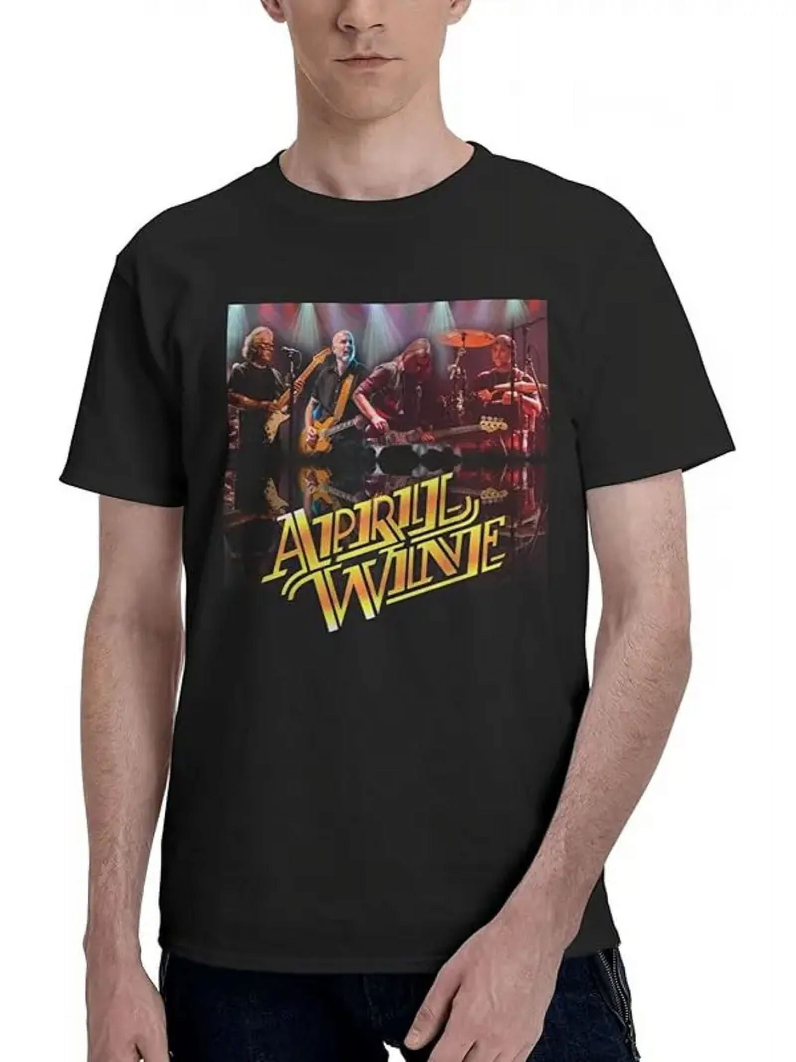 1pc Men's Black 100% Cotton 180gsm Relaxed Fit Crew Neck T-Shirt with ...