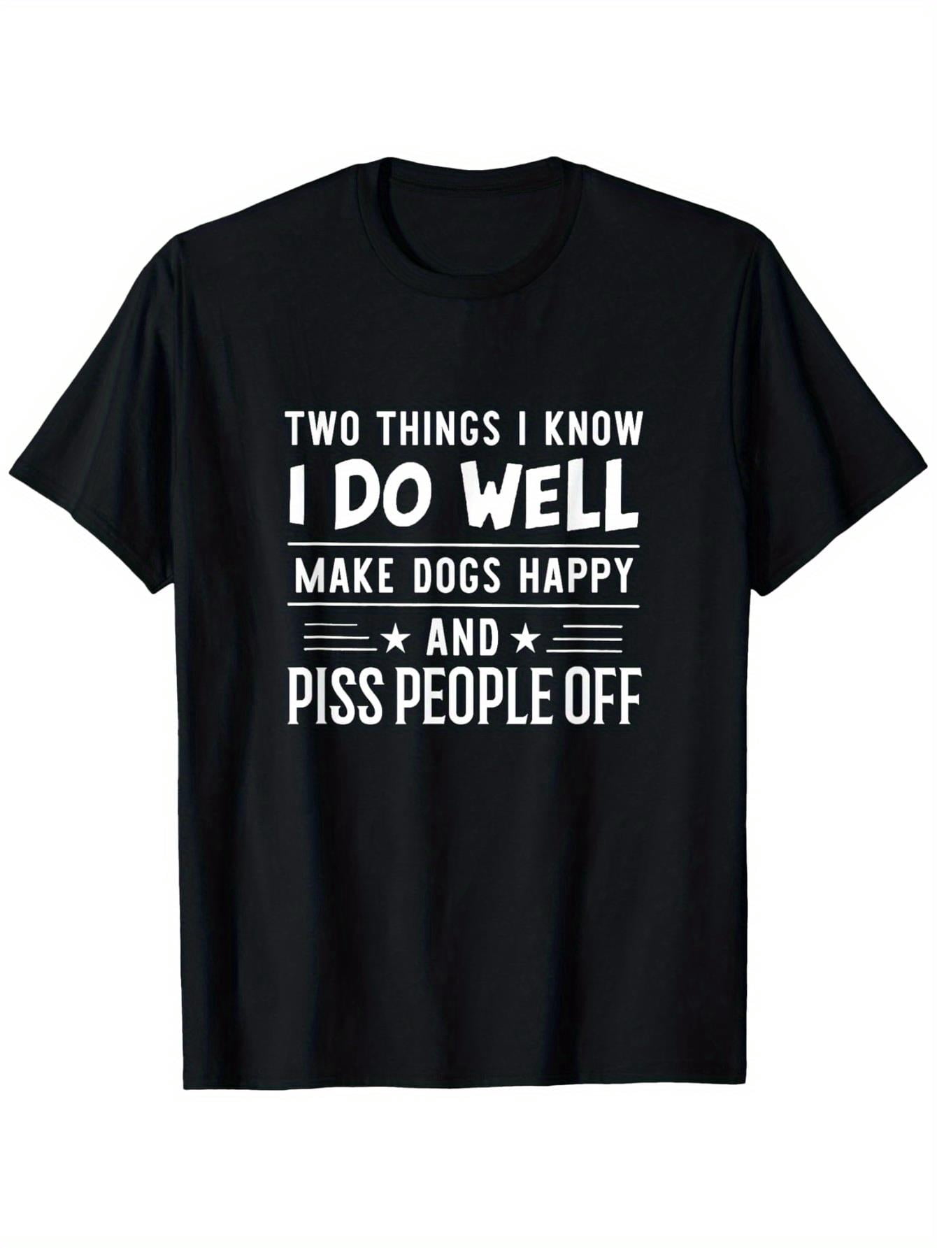 1pc Mens Funny Dog Lover T-Shirt | Heavyweight, Oversized Fit (S-XXXL ...
