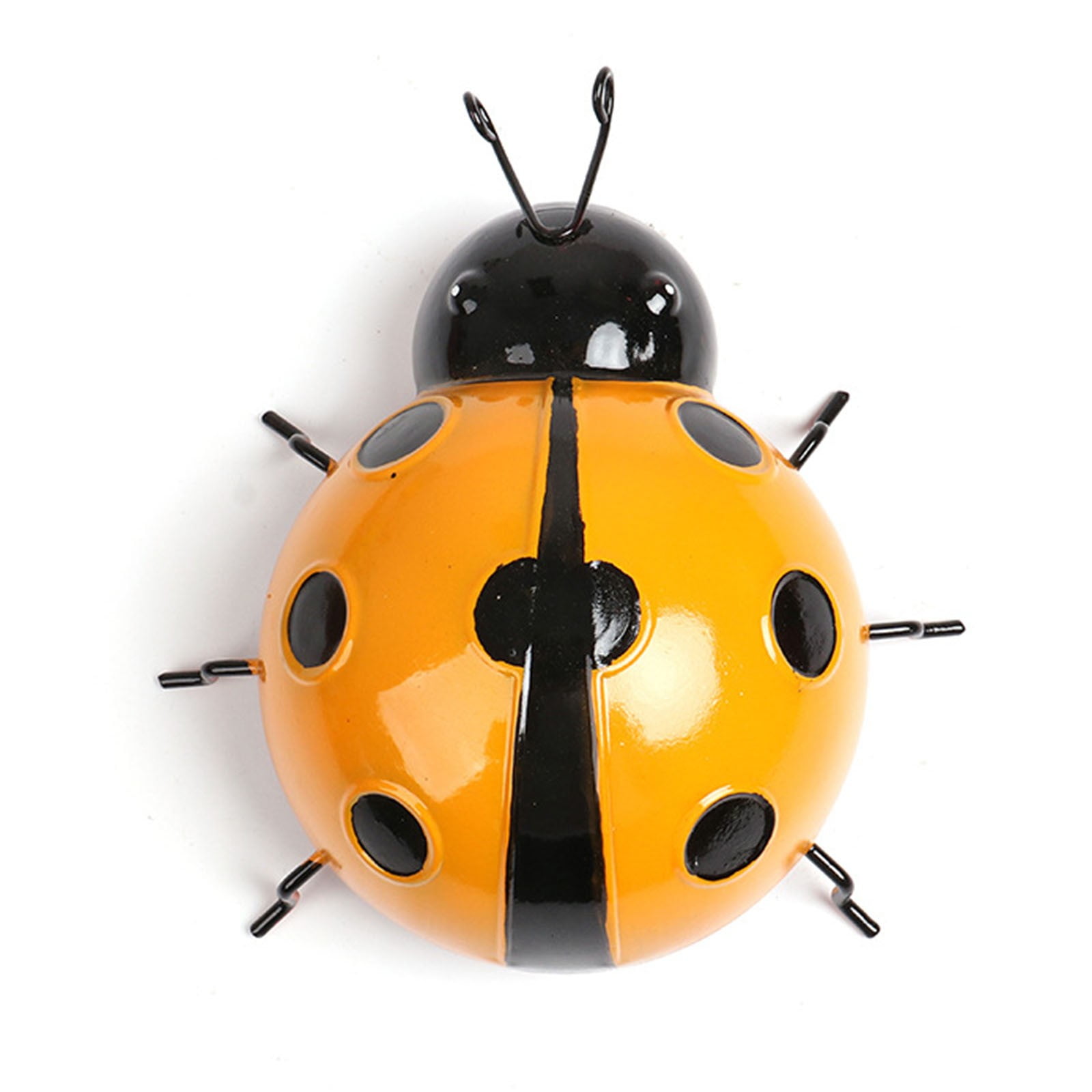 1pc Metal Ladybird Garden Wall Decorations 3D Outdoor Ladybug Garden ...