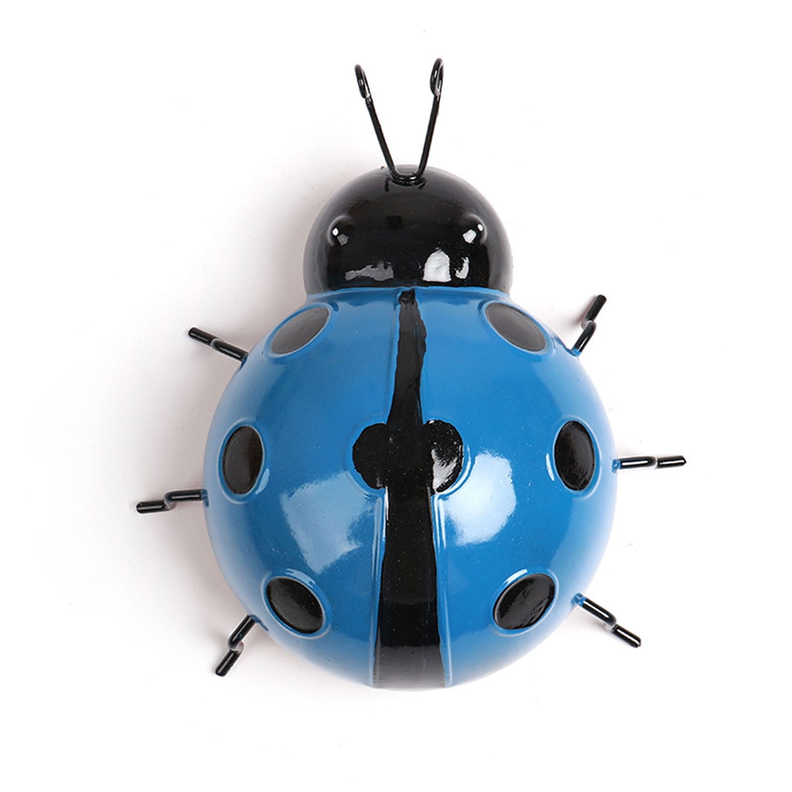 1pc Metal Ladybird Garden Wall Decorations 3D Outdoor Ladybug Garden ...