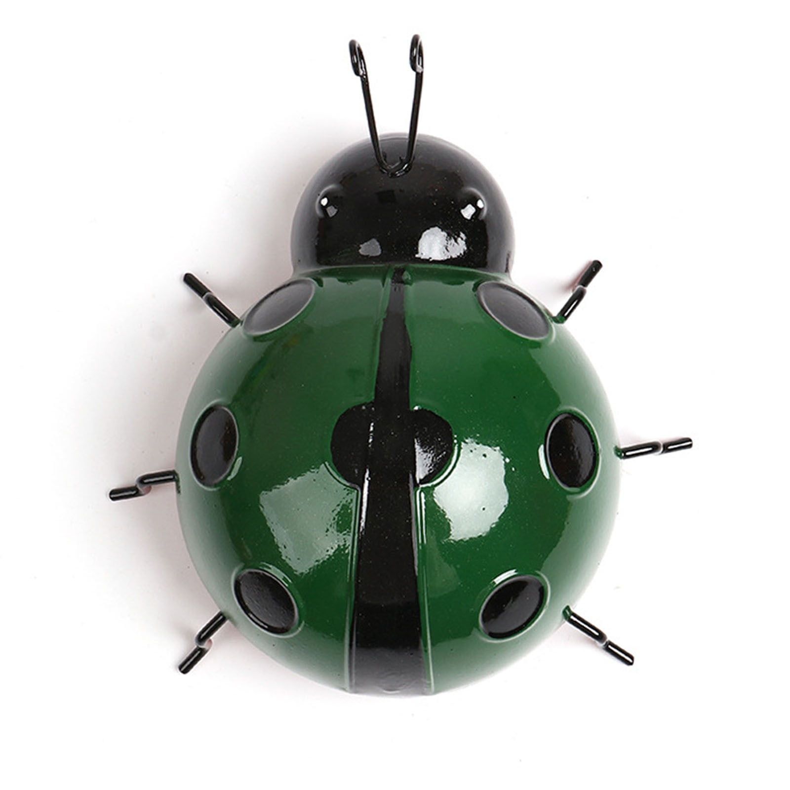 1pc Metal Ladybird Garden Wall Decorations 3D Outdoor Ladybug Garden ...