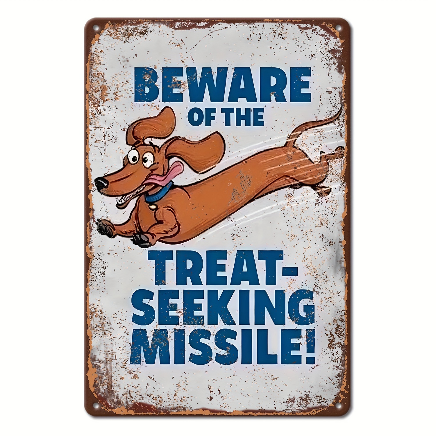 1pc, Metal Tin Signs, Beware Of Dogs, Warning Metal Tin Sign, Metal Tin ...