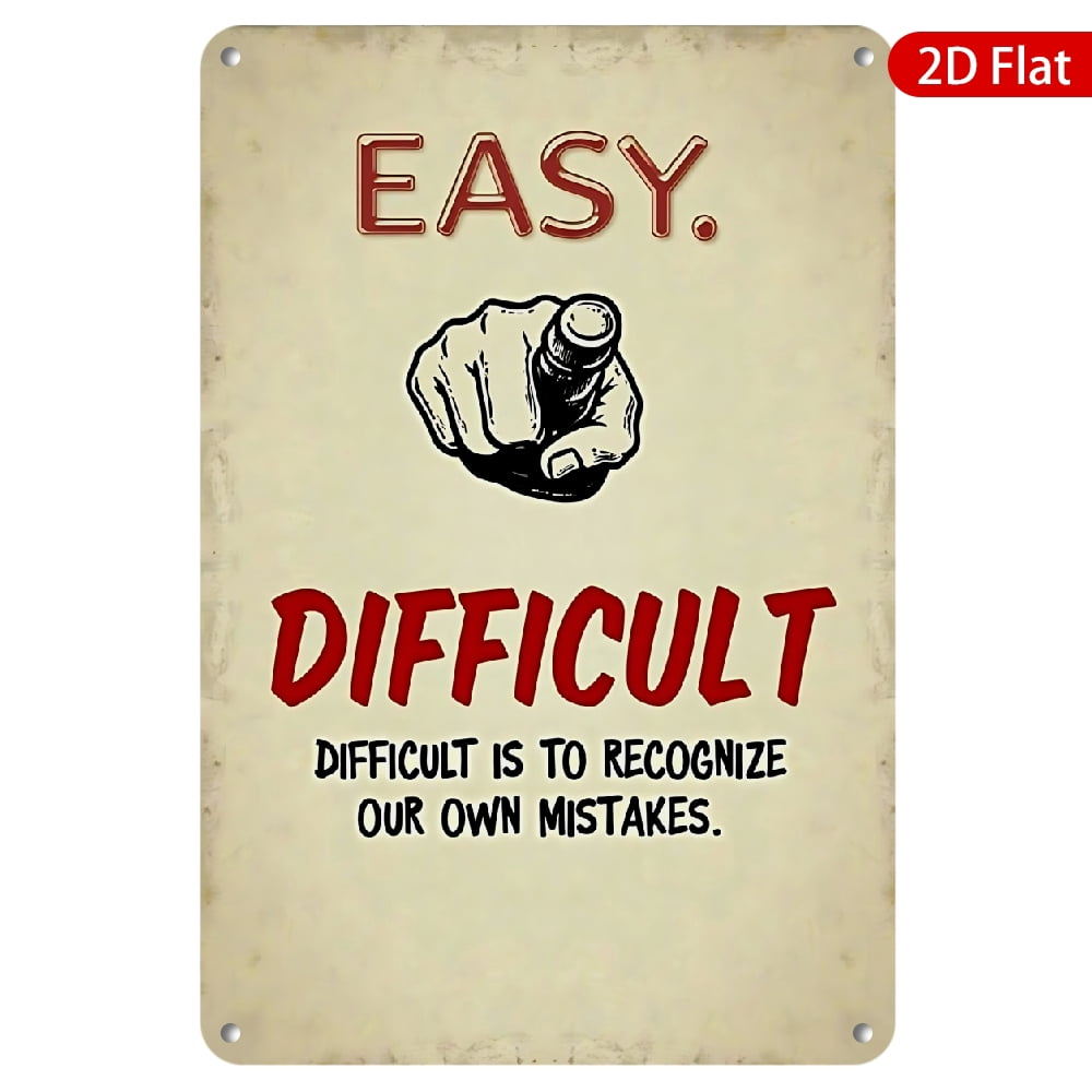 1pc Metal Wall Sign, 8x12 Inches, Inspirational Design with Artwork ...