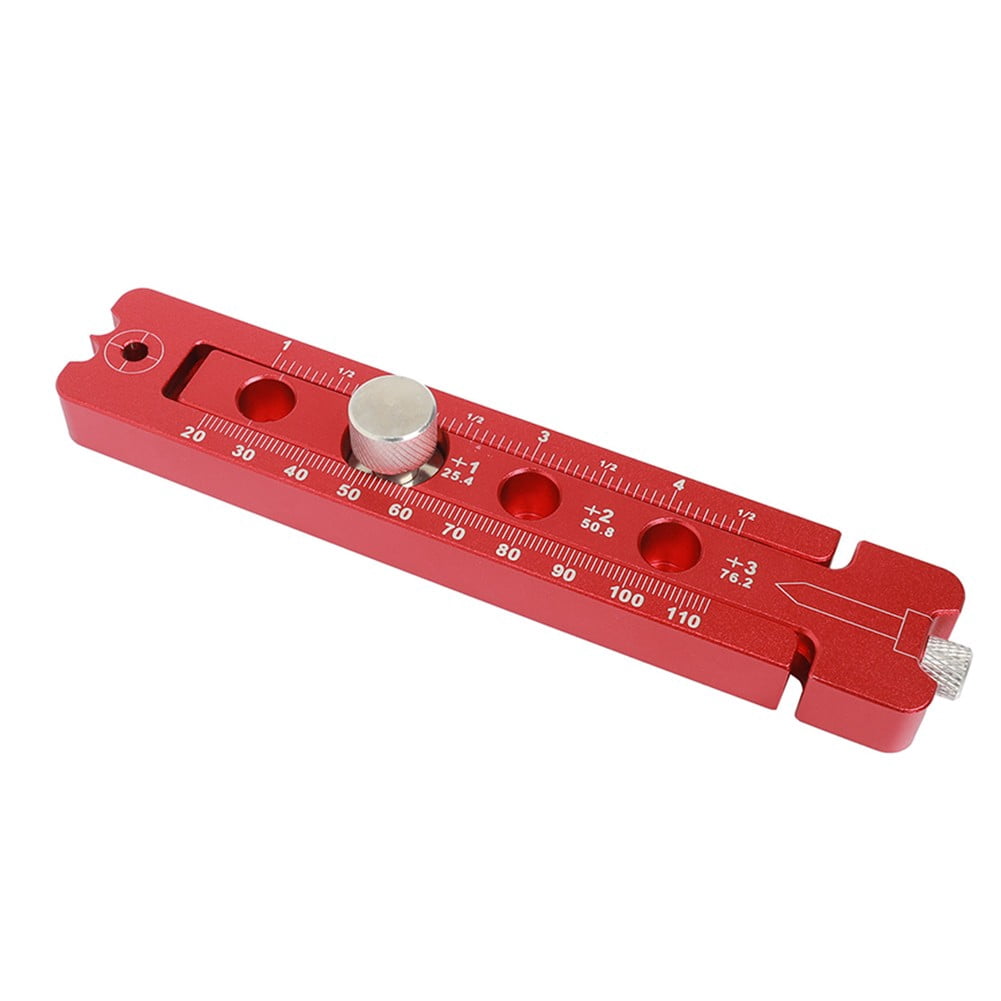 1pc Metric/inch Woodworking Scribing Center Finder Ruler Gauge ...