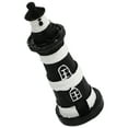 FRCOLOR Resin Lighthouse Tabletop Ornament for Decor Black Nautical ...