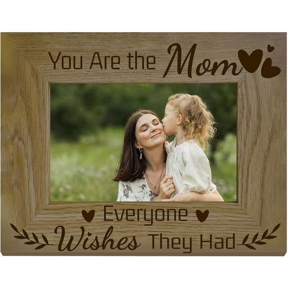 1pc Mom Picture Frame Wood oto Frame Holds Display Pictures 4x6 Wall ...