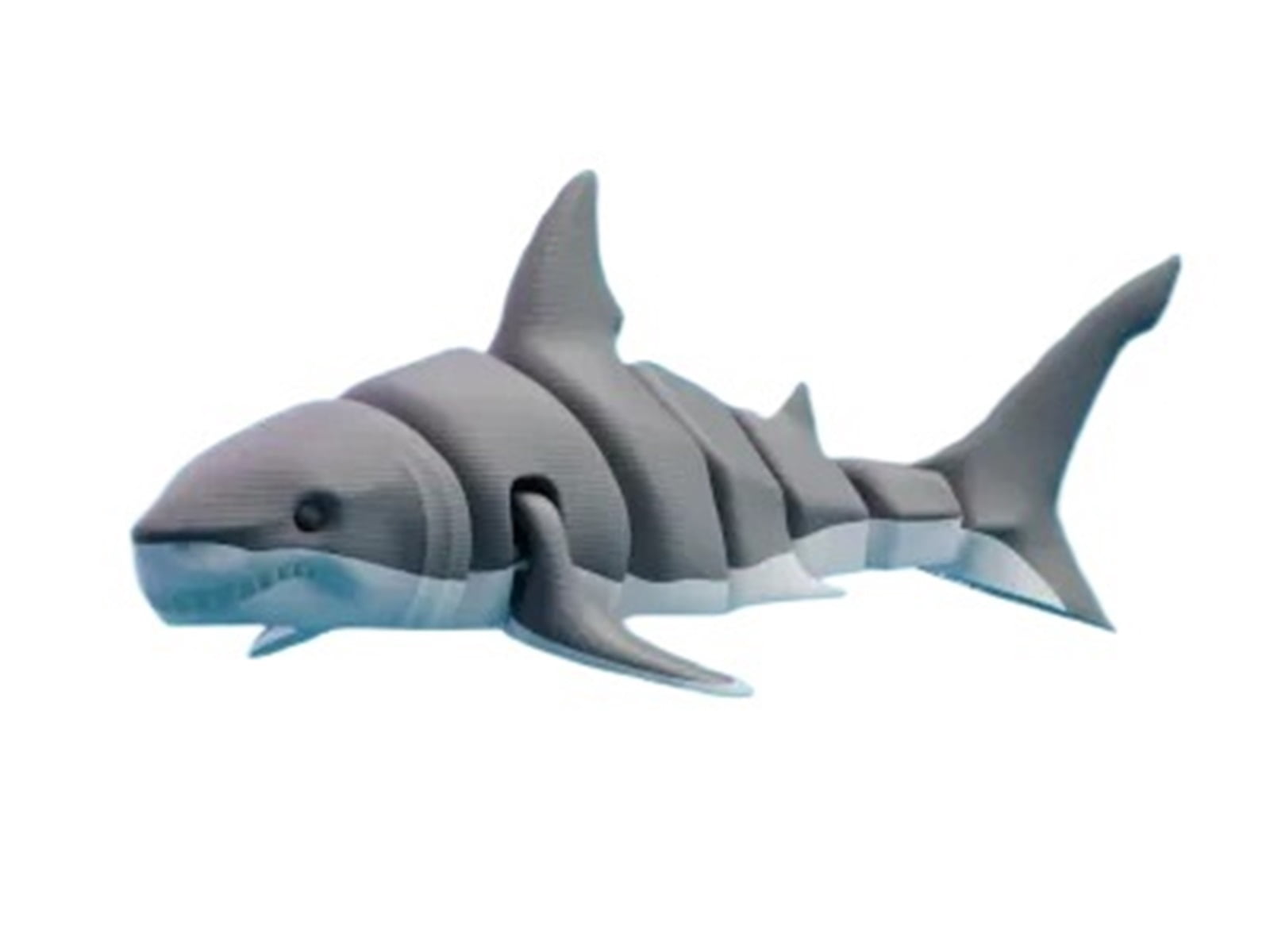 1pc | Movable for Great White Shark | Interactive Figurine | 3D Printed ...