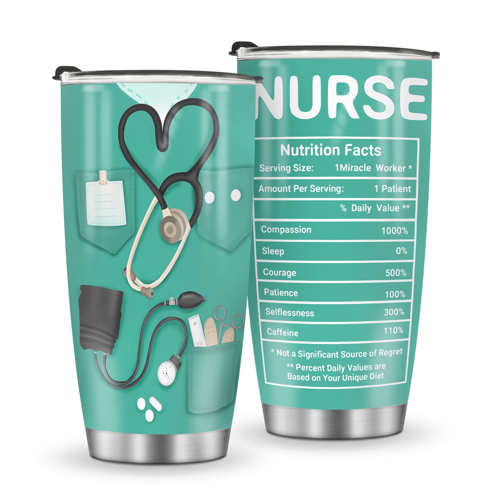 1pc Mug Tumbler Gifts for Nurse - Gifts for Women Girls Nurse ...