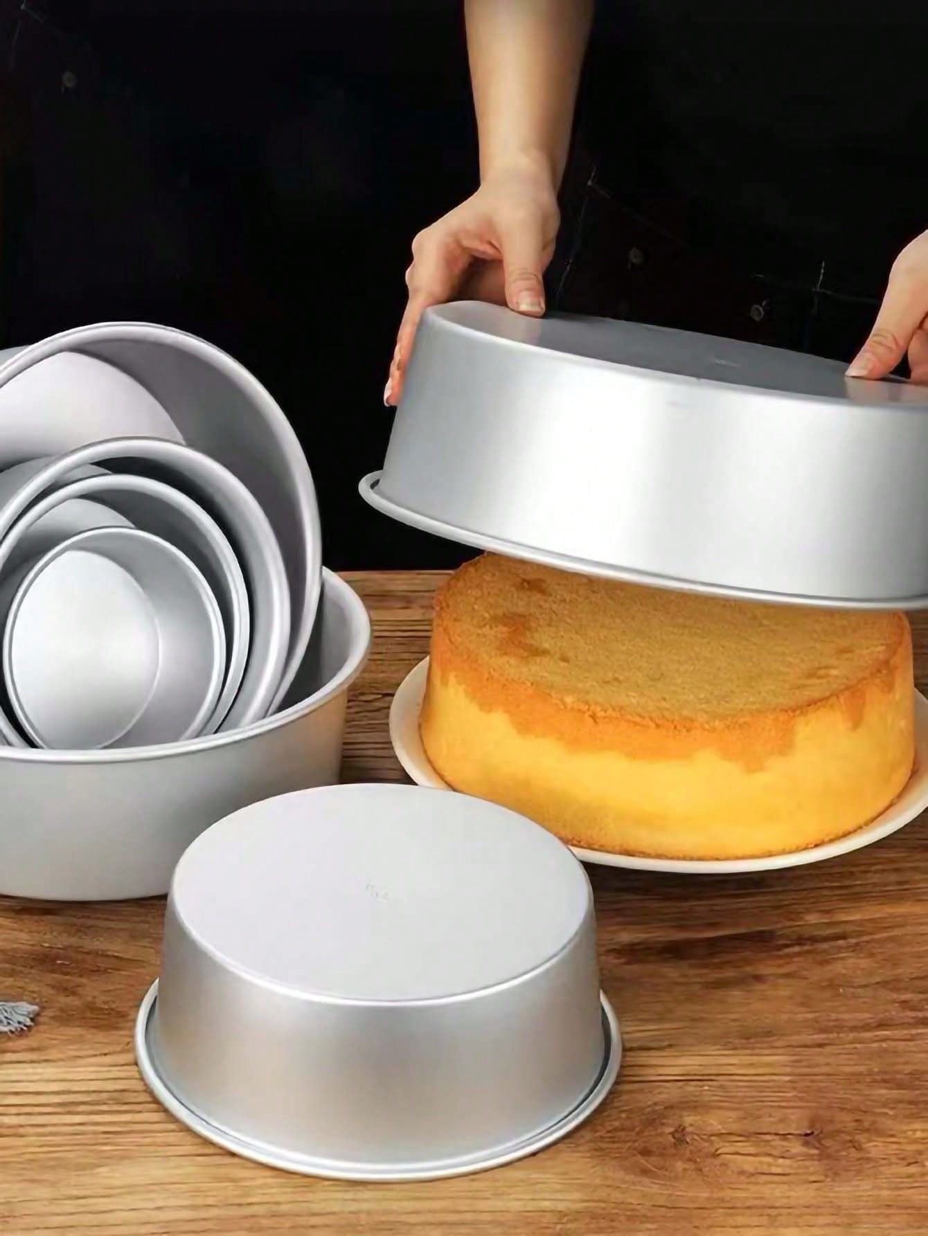 1pc Multi-Size Non-Stick Chiffon Cake Pan, Aluminum Alloy Material ...