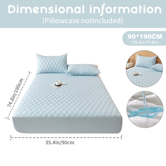 1pc Multicolor Moisture-Absorbing Mattress Protector (Pillowcase And ...