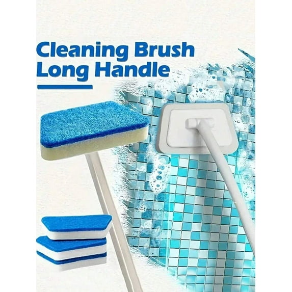 1pc Multifunctional Bathroom Cleaning Brush with Long Handle ...