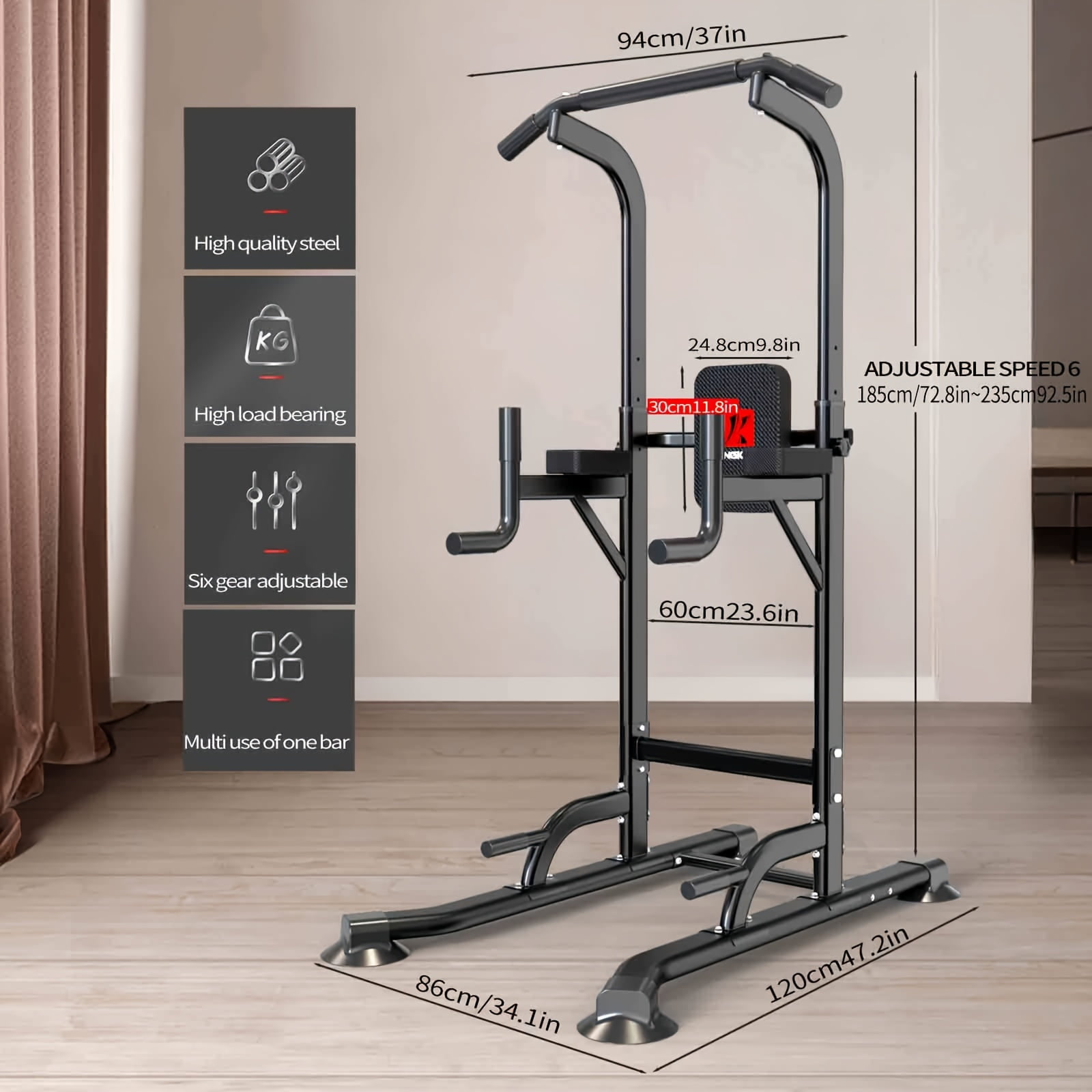 1pc Multifunctional Pull-up Bar, For Strength Training, Fitness, Muscle ...