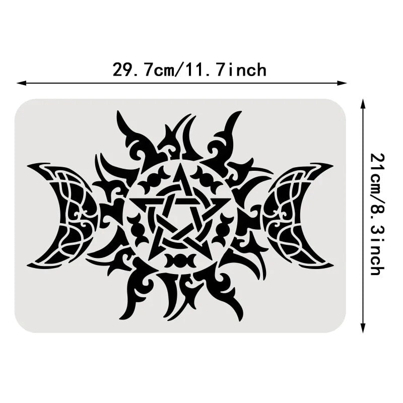 1pc Music Score PET Stencil, Reusable Musical Note Painting Templates ...