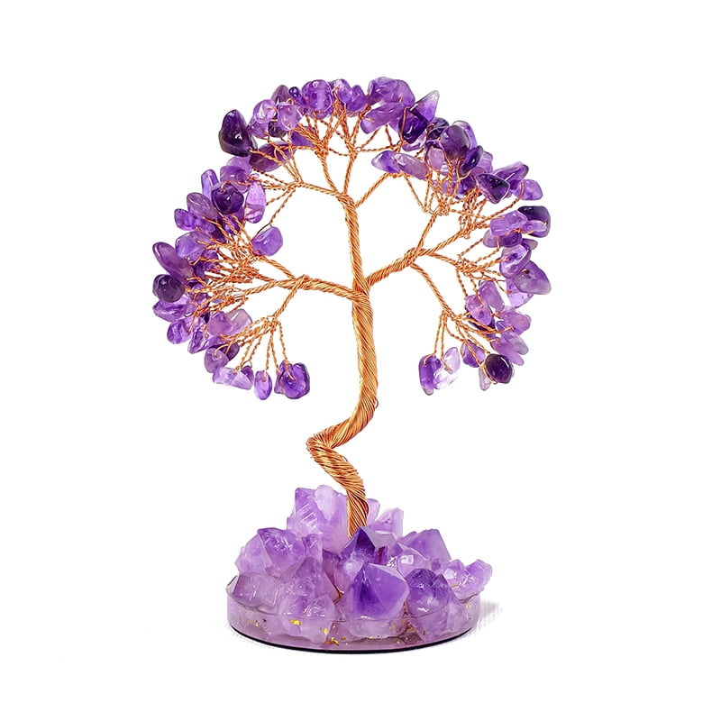 1pc Natural Amethyst Display Decorations Home Office Decorations Tree ...