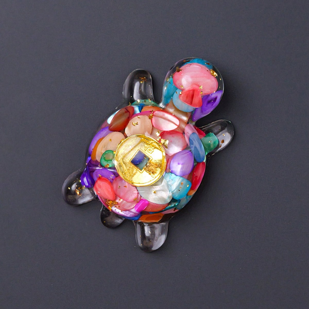 1pc Natural Crystal Money Tortoise Fridge Magnets | Money Tortoise ...