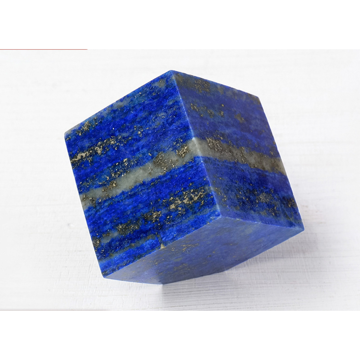 1pc Natural Lapis Lazuli Cube | Royal Blue 165g | 3.5-4cm Sides ...