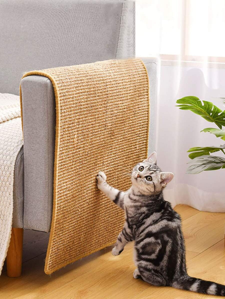 1pc Natural Sisal Cat Scratch Board Durable Anti-scratch And Bites ...