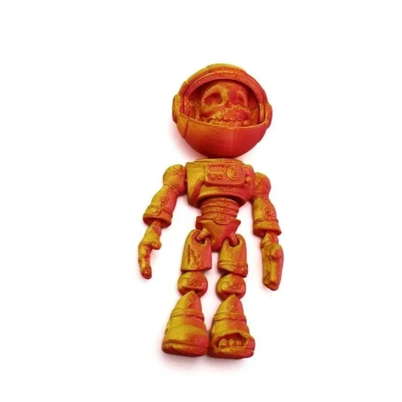 1pc New 3D-Printed Articulated Skeleton Astronaut Figurine - Movable ...
