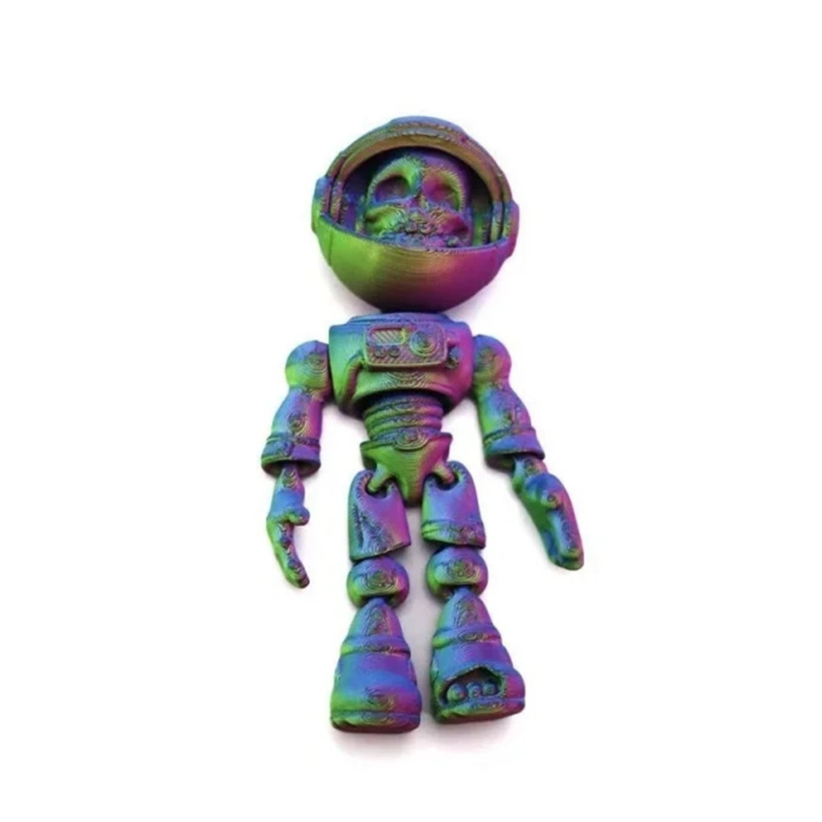 1pc New 3D-Printed Articulated Skeleton Astronaut Figurine - Movable ...