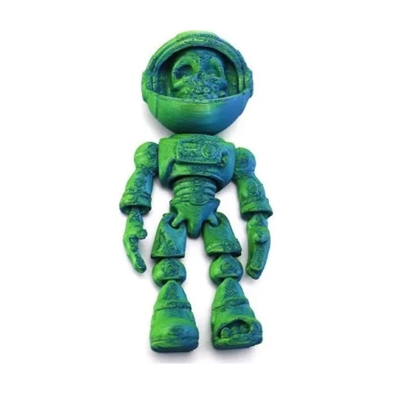 1pc New 3D-Printed Articulated Skeleton Astronaut Figurine - Movable ...