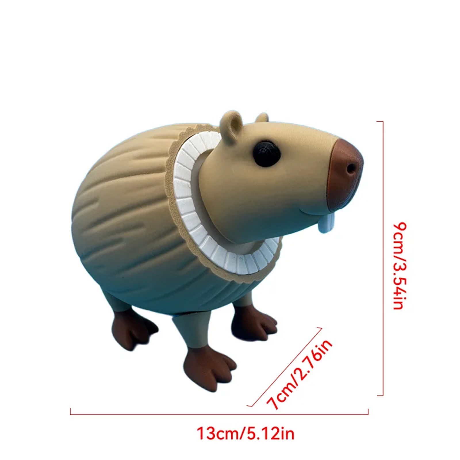 1pc New Italian Brainrot Figurine Funny 3D Printed Matteo Brainrot ...