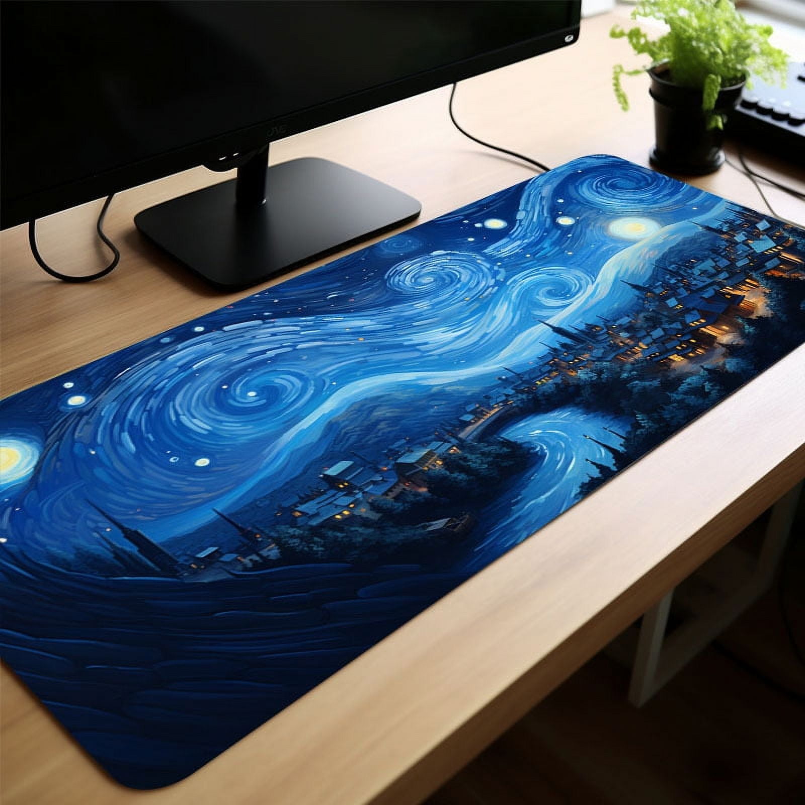 1pc Night Starry Sky Space Galaxy Mouse Pad Gamer Computer Large ...