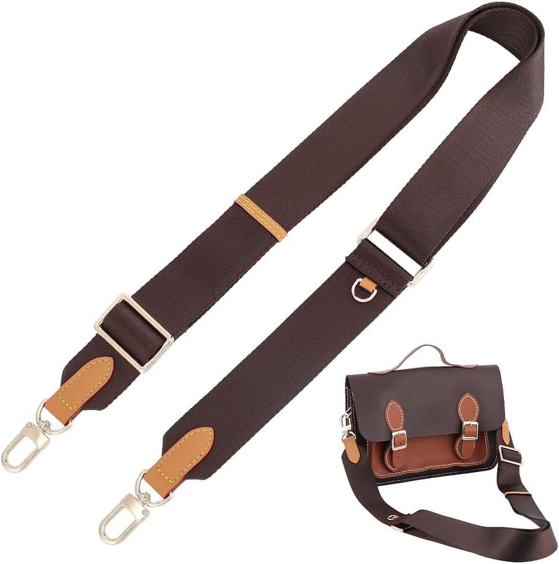 1pc Nylon Adjustable bag Straps with Alloy Swivel Clasps Coconut Brown ...
