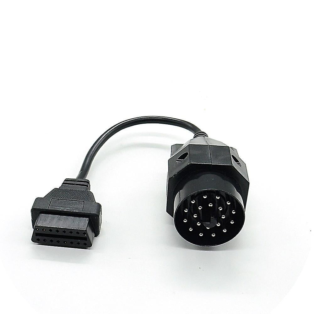 1pc Obd Obd Ii Adapter compatible Bmw 20 Pin To Obd2 16 Pin Female ...