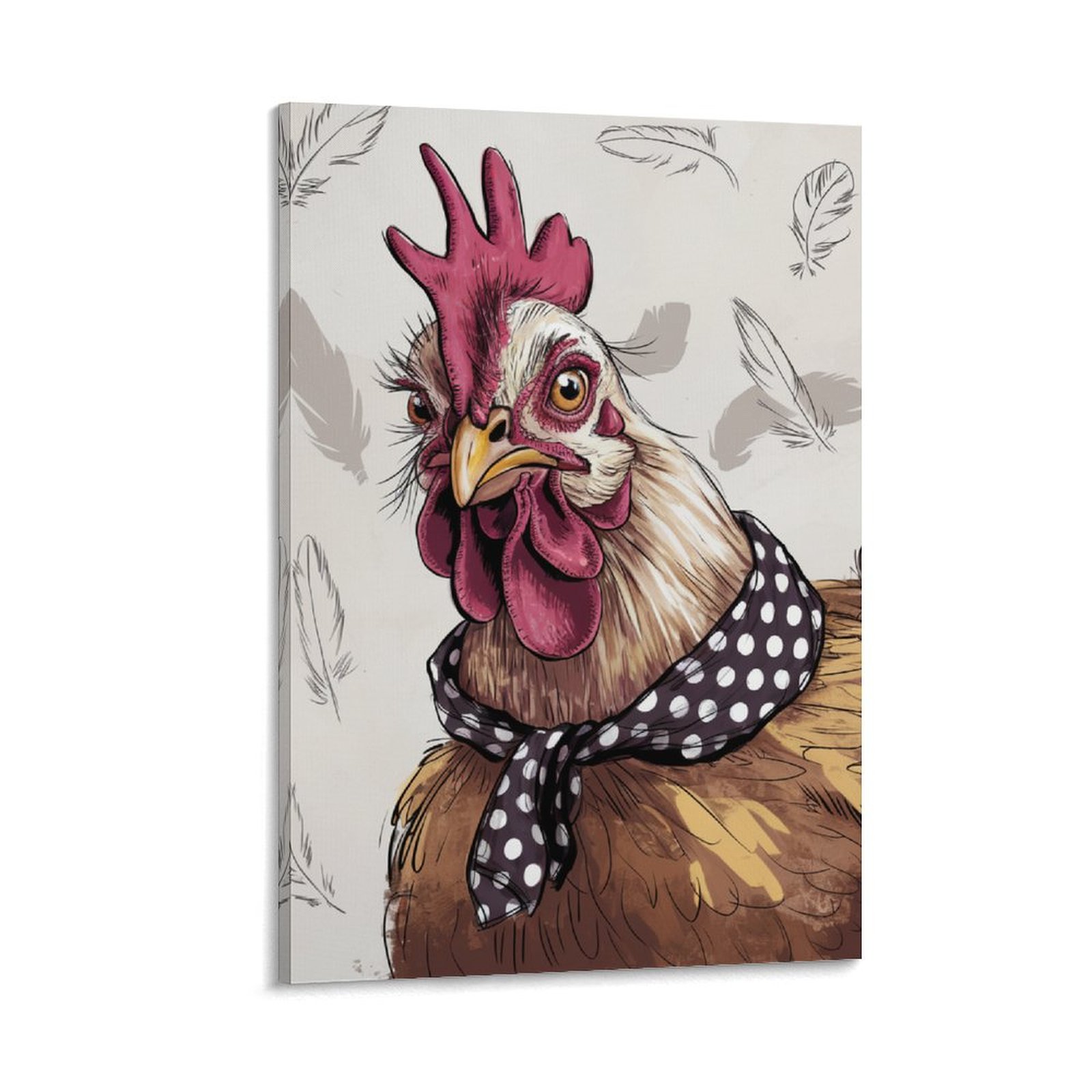 1pc One Chook Pictures Print Wall Art With Inspirational Quotes For ...