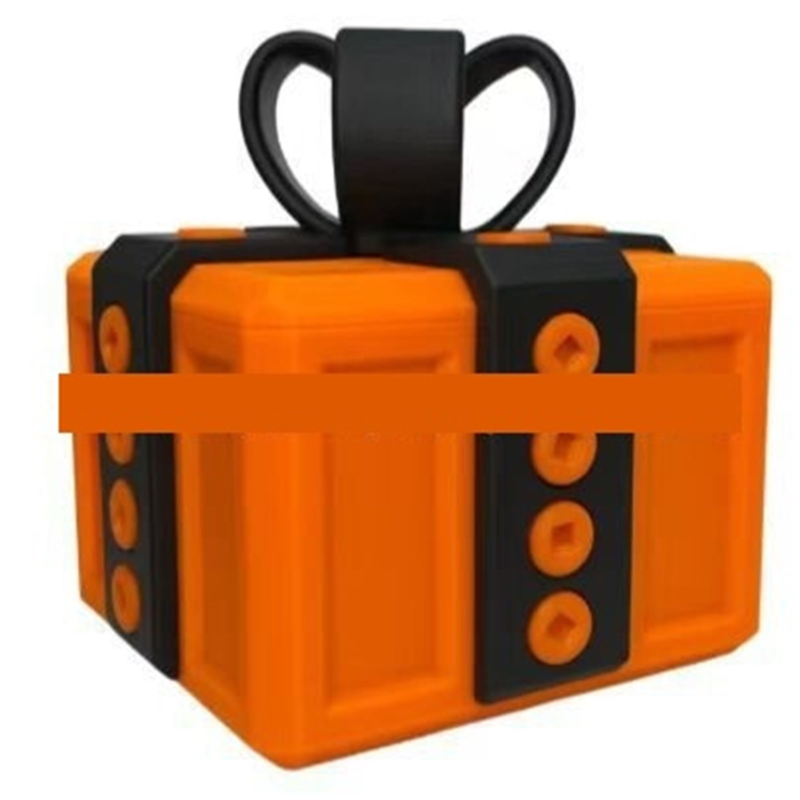 1pc Orange Black Size: 8*8*10cm 3D Printed Annoying Box Surprise Gift ...