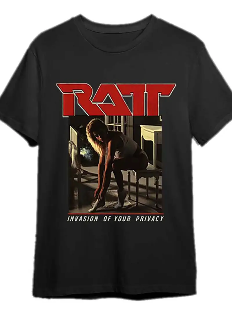 1pc Original RATT 1985 Tour Vintage-Inspired Men's T-Shirt - Invasion ...