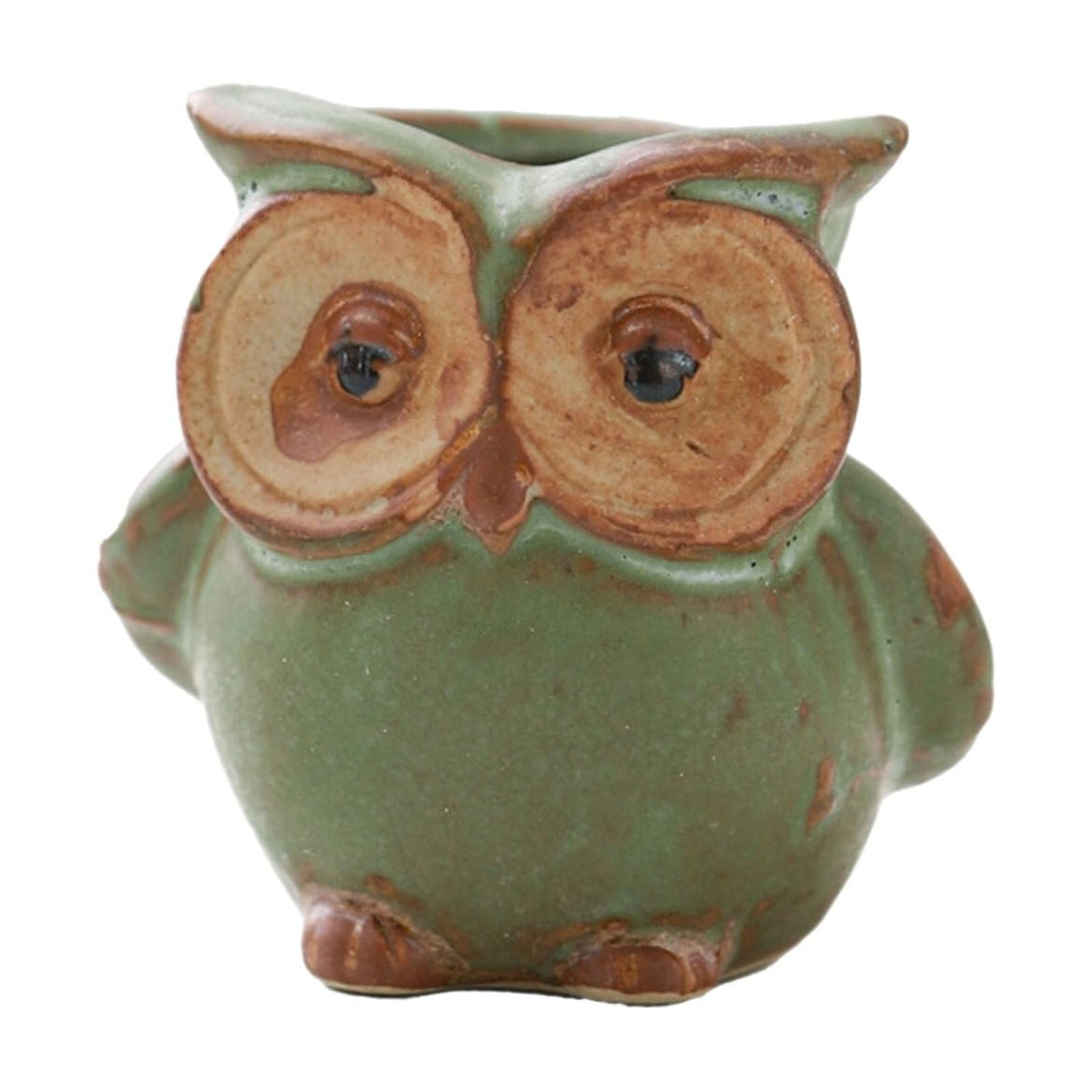1pc Owl Planter,Owl Gifts For Women,Mini Cute Flower Pots Tiny Plant ...