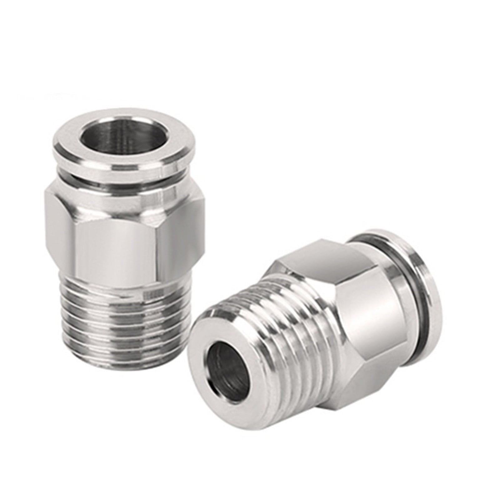 1pc PC 304 Stainless Steel Male Thread Pneumatic Quick Coupling 1/8" 1/4" 3/8" 1/2" BSP External ...