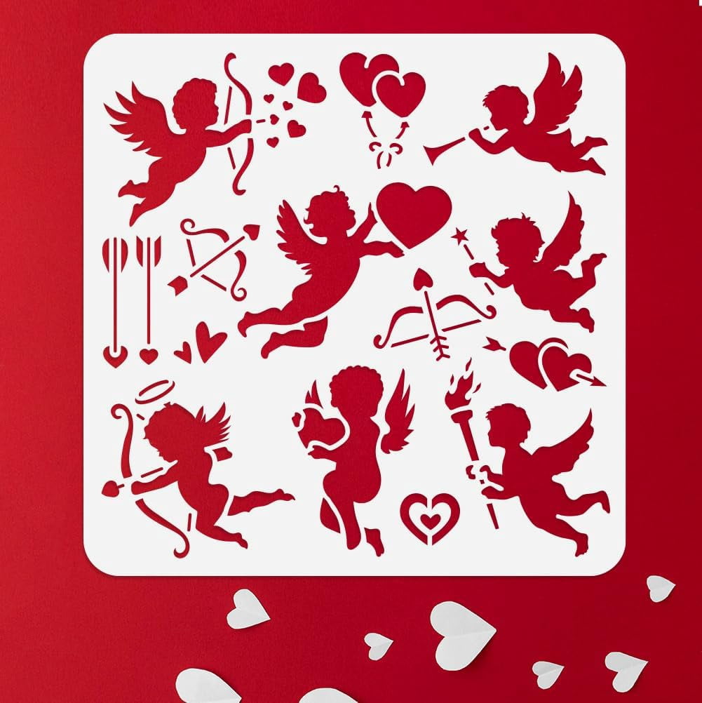 1pc PET Hollow Out Drawing Painting Stencils for DIY Scrapbook Photo ...
