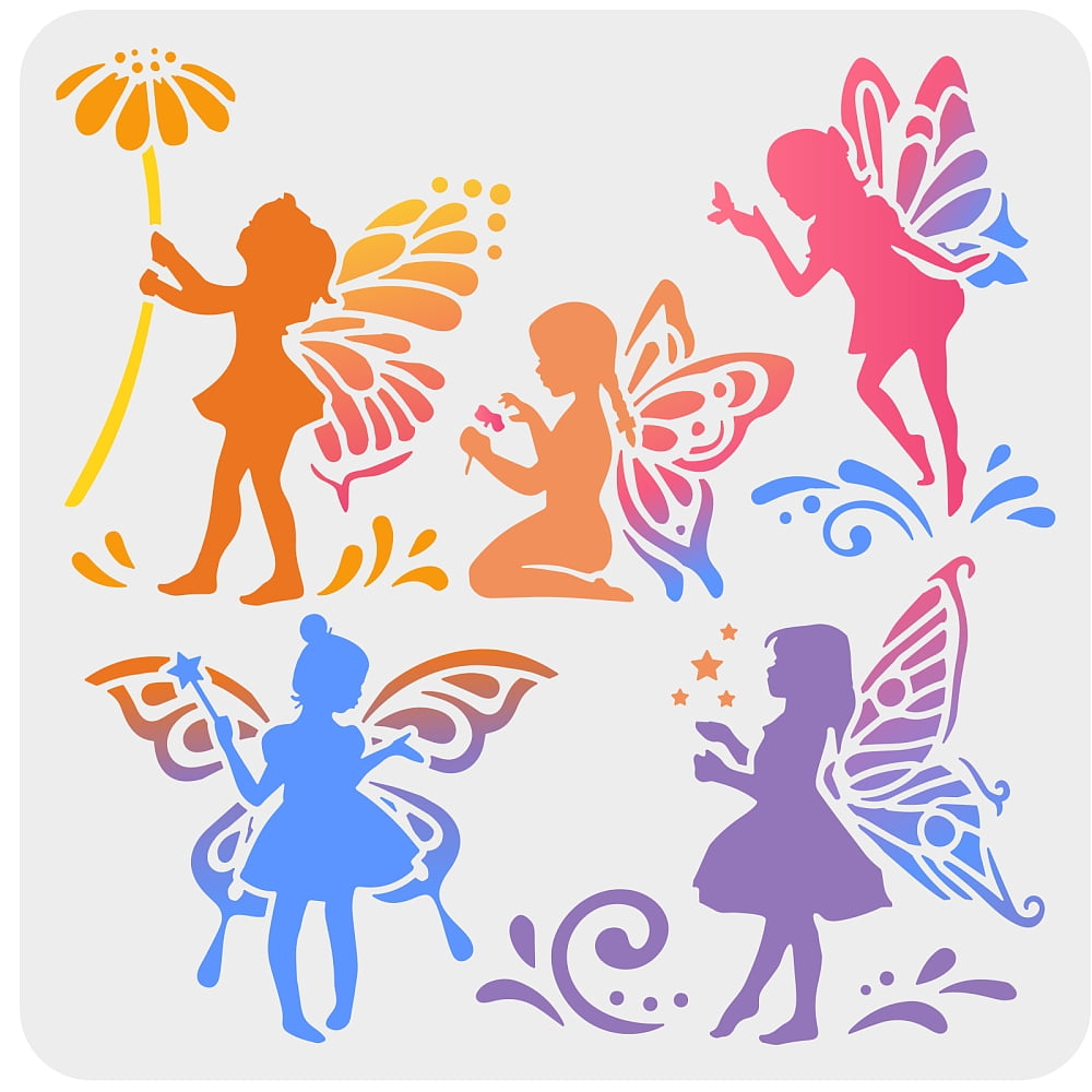 1pc PET Hollow Out Drawing Painting Stencils for DIY Scrapbook Photo ...